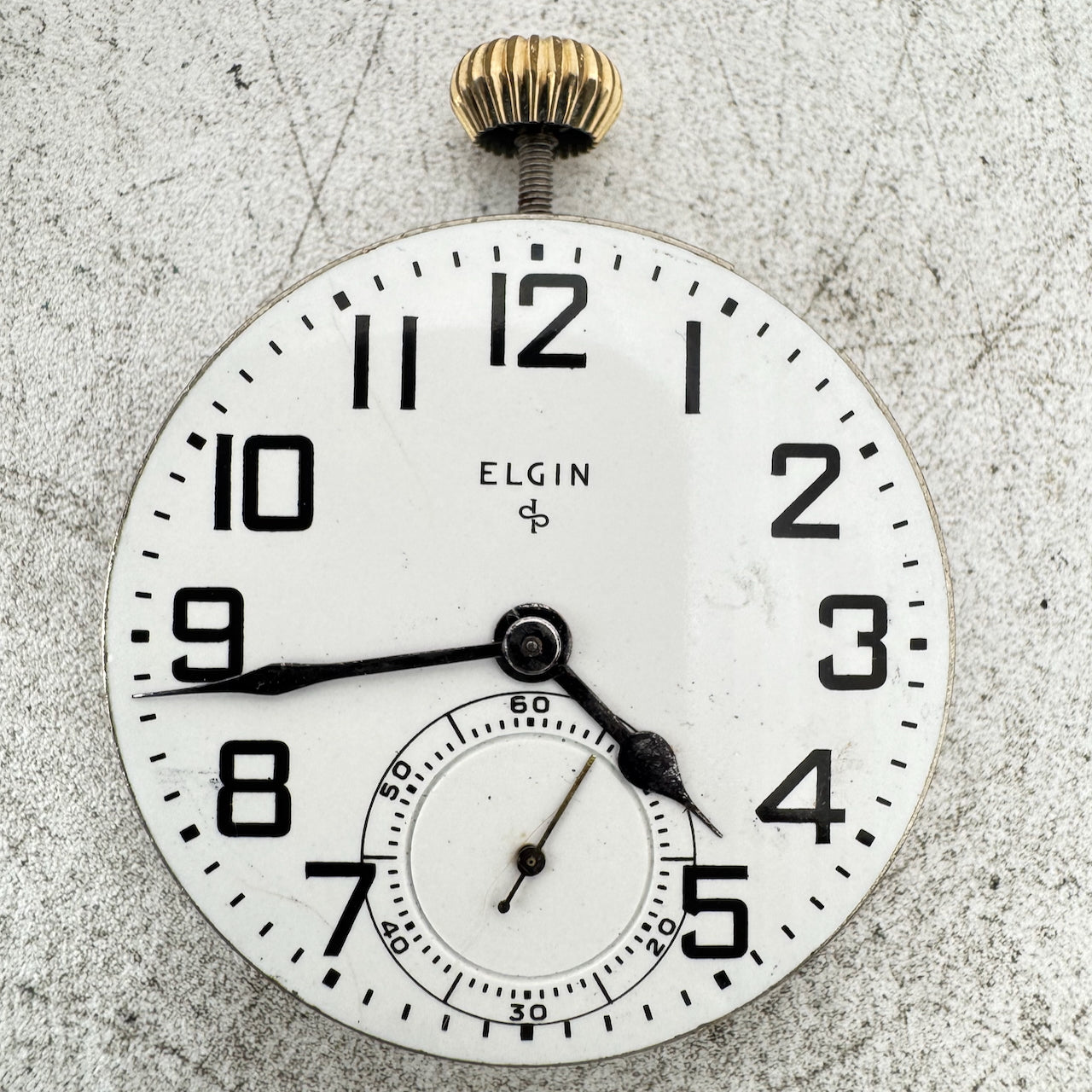 Vintage 16s 1950 Elgin 15 Jewel Mechanical Pocket Watch Movement 575 U ...