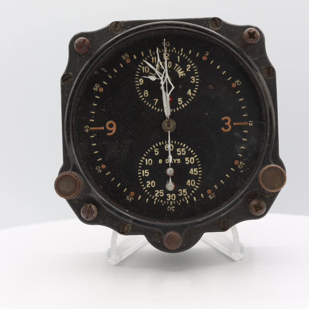 Vintage Jaeger U.S. Military Army Type A-10 Chronograph Aircraft Clock ...