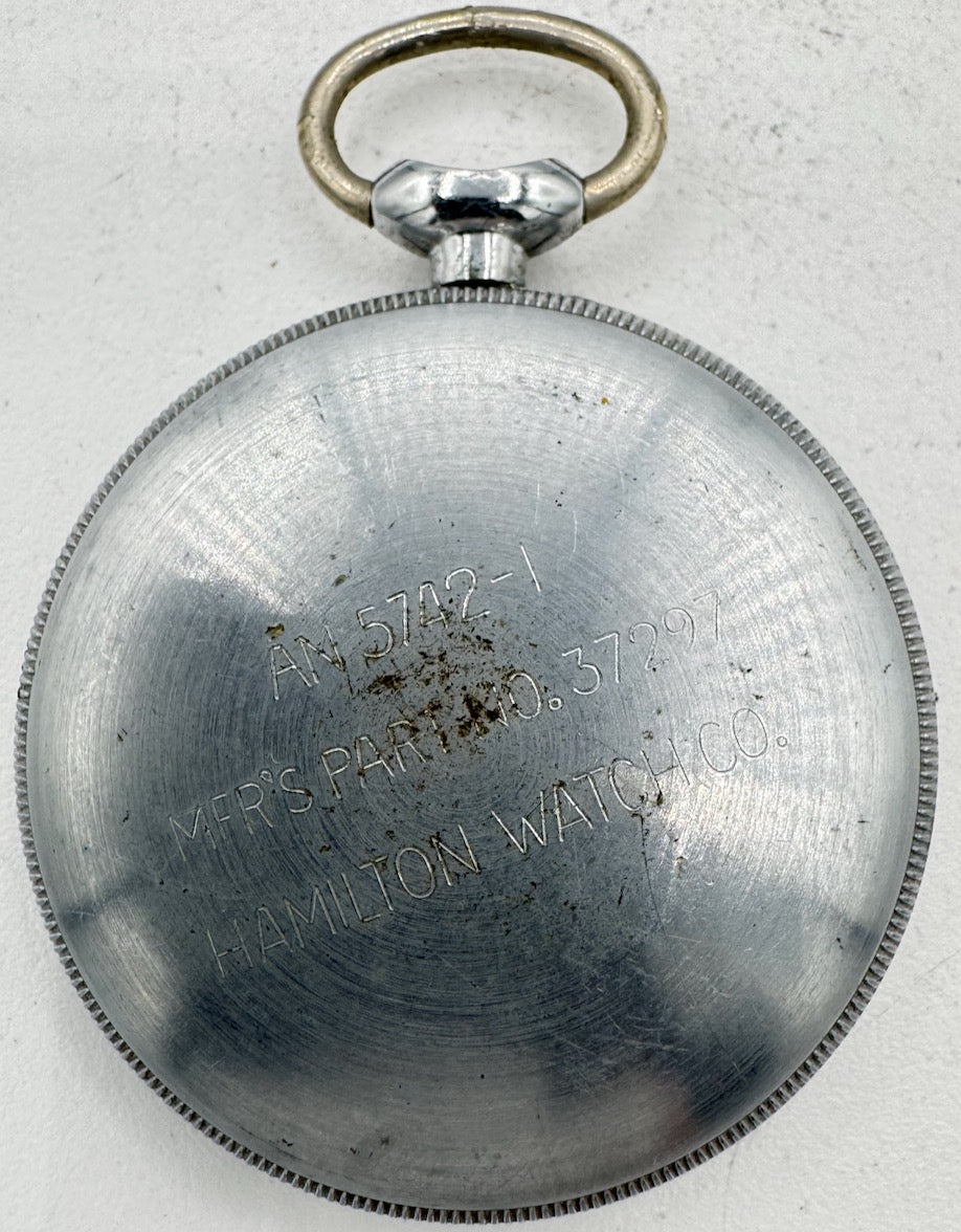 Antique 16 Size Keystone Hamilton Military Pocket Watch Case Chrome Pl ...
