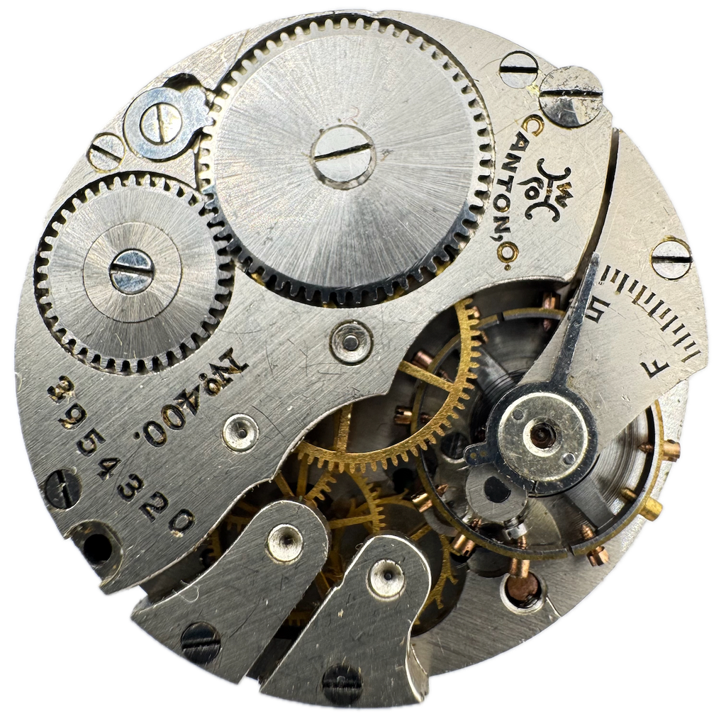 Antique 5/0s 1920 Hampden Mechanical Hunter Pocket Watch Movement Grad ...
