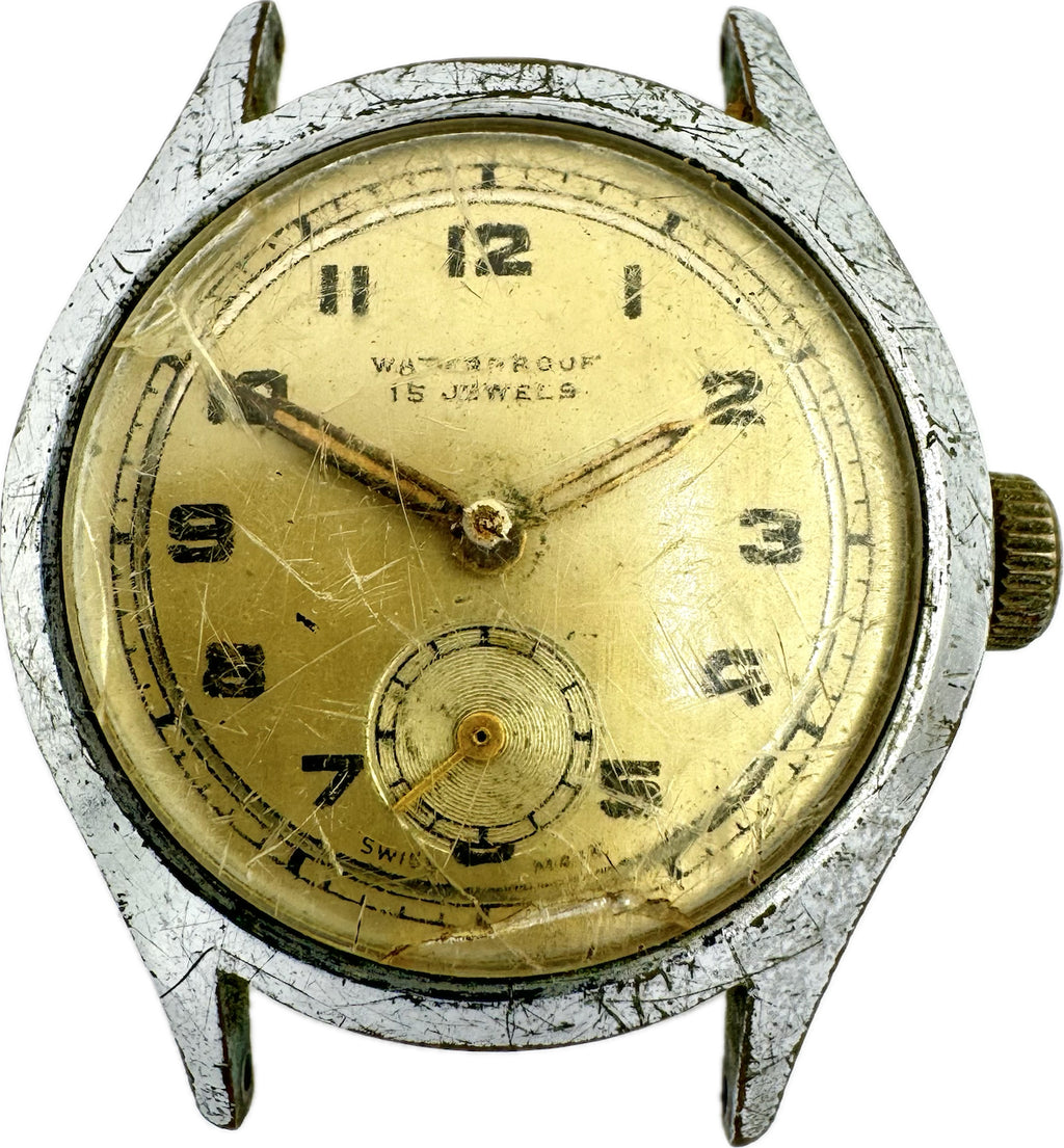 Vintage Basis 1906 15 Jewel Men's Mechanical Wristwatch Swiss Steel ...