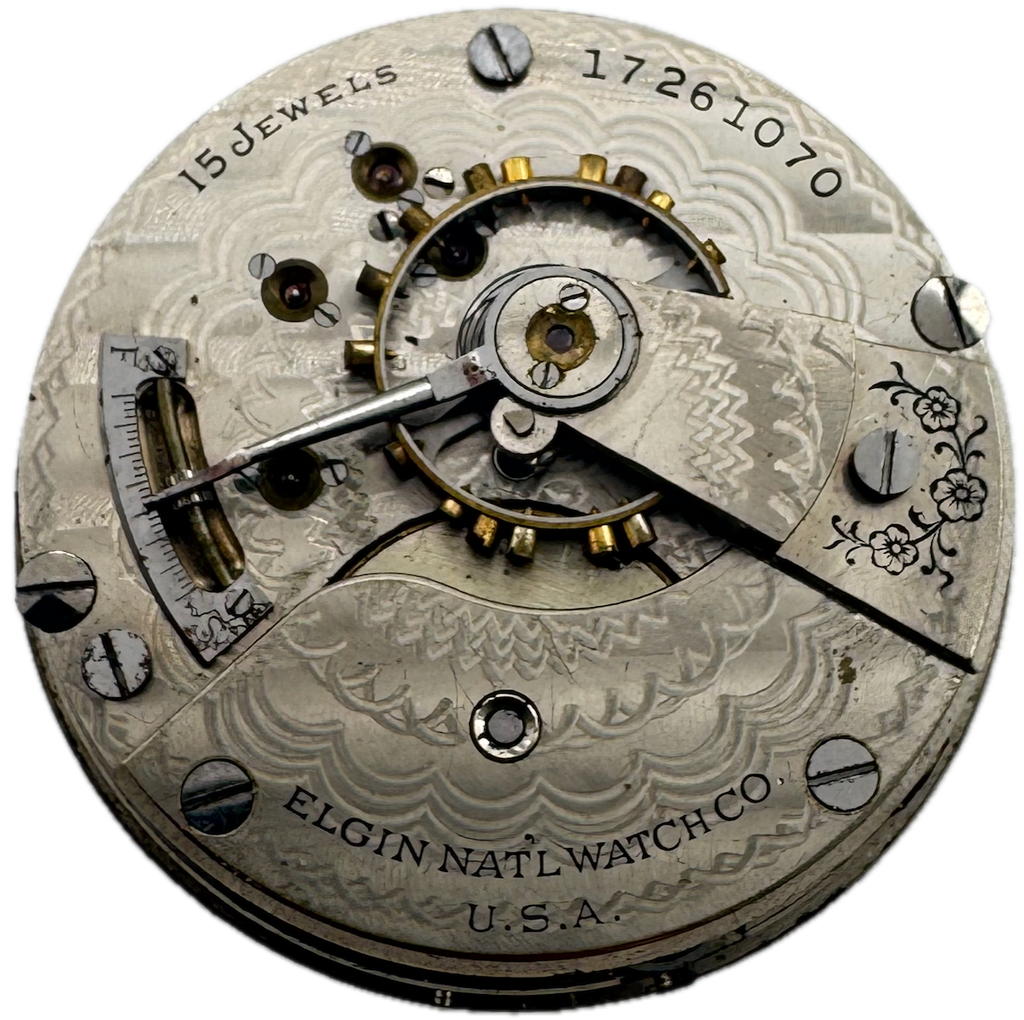 Antique 18s 1913 Elgin 15 Jewel Mechanical Pocket Watch Movement 317 U ...