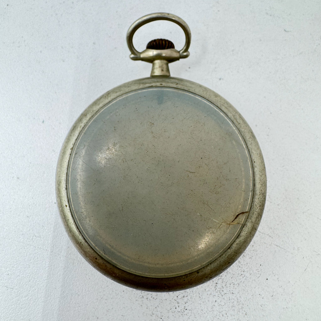 Antique 18 Size Keystone Open Face Pocket Watch Case Nickeloidfor Repa ...