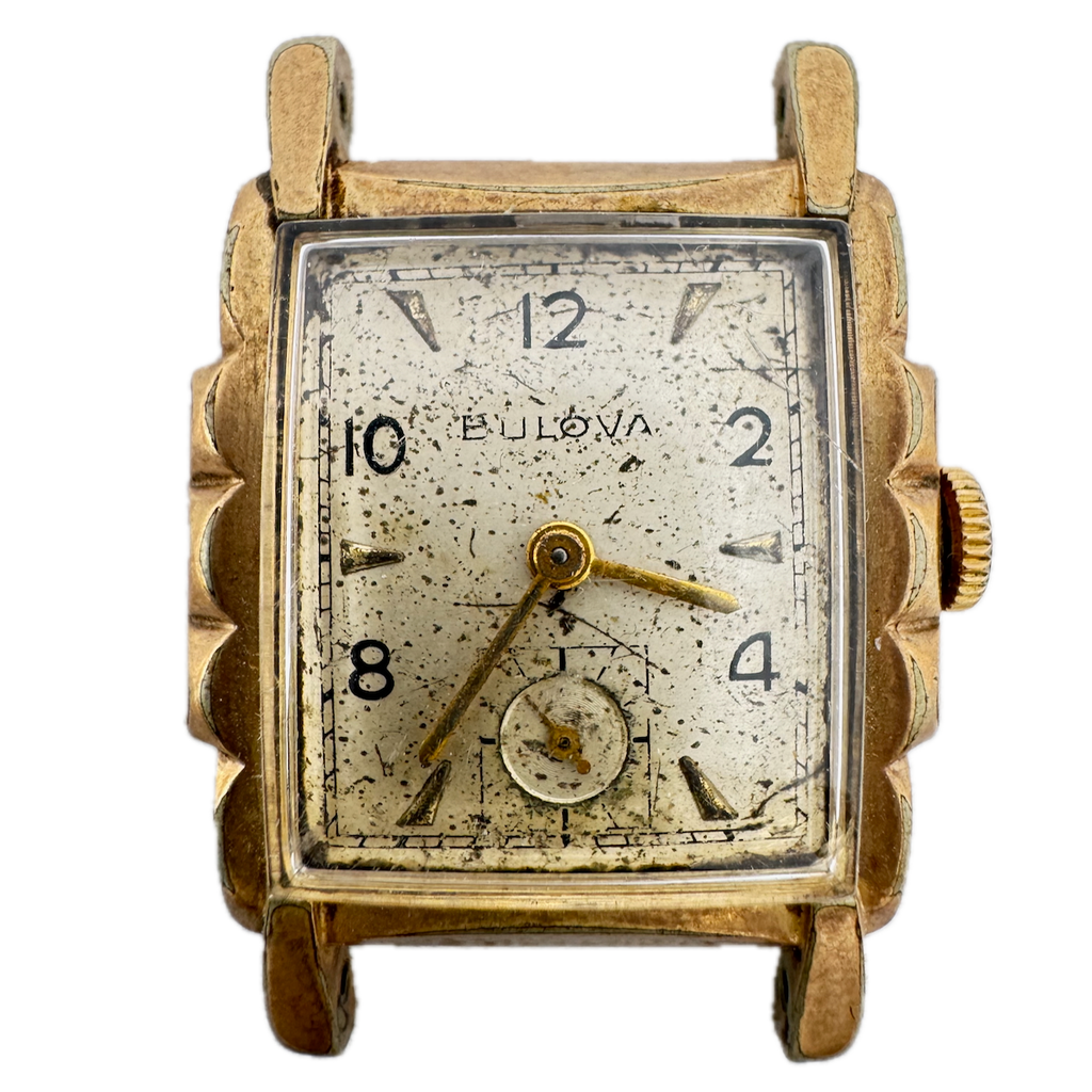 Vintage 26mm Bulova 17 Jewel Men's Mechanical Wristwatch 10BM Running ...