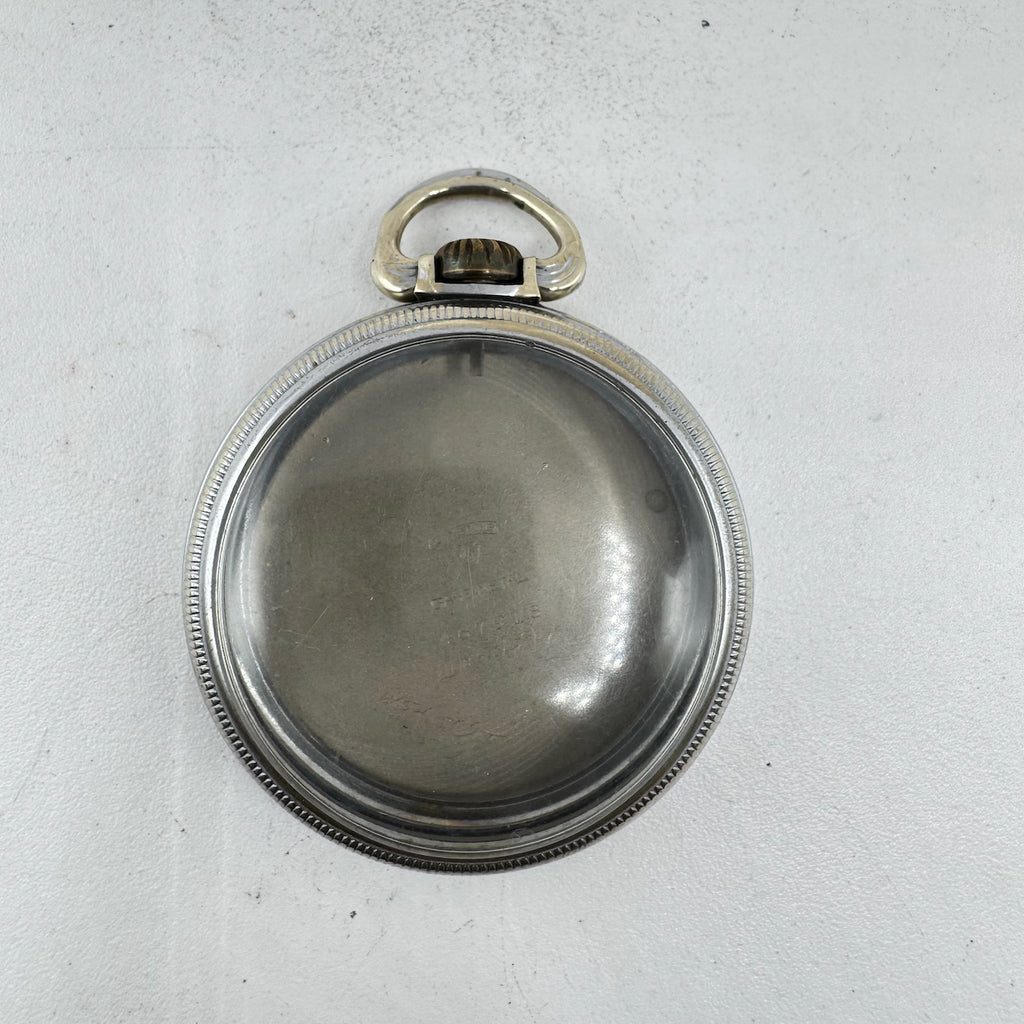 Antique 16 Size Keystone Open Face Pocket Watch Case Chrome PlatedCoin ...