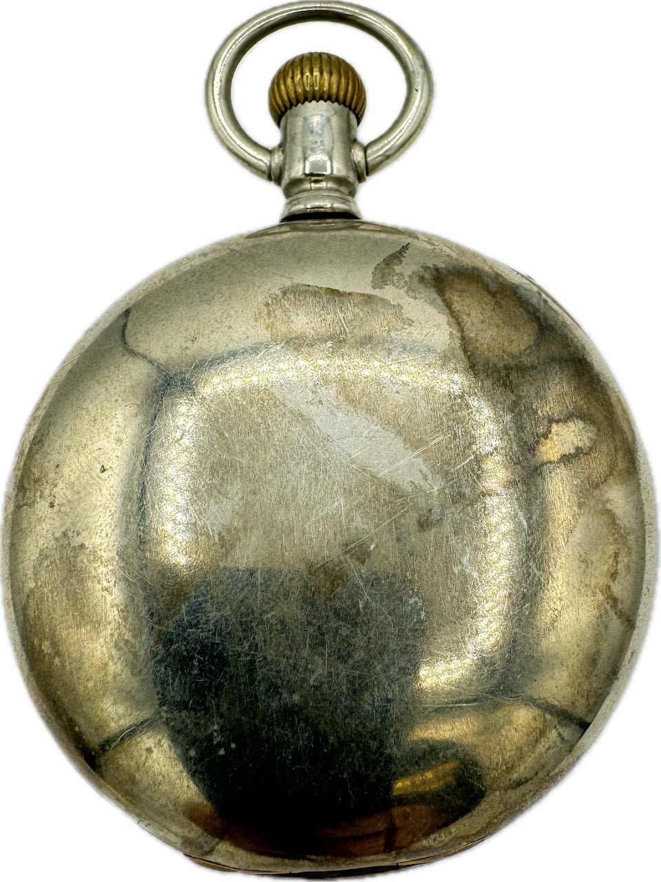 Antique 18S Keystone Open Face Pocket Watch Case Silveroid Snap Back U ...