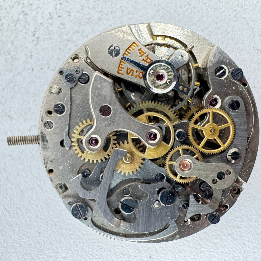 Vintage 32mm Brevet Bi Compax Chronograph Men's Wristwatch Movement La ...