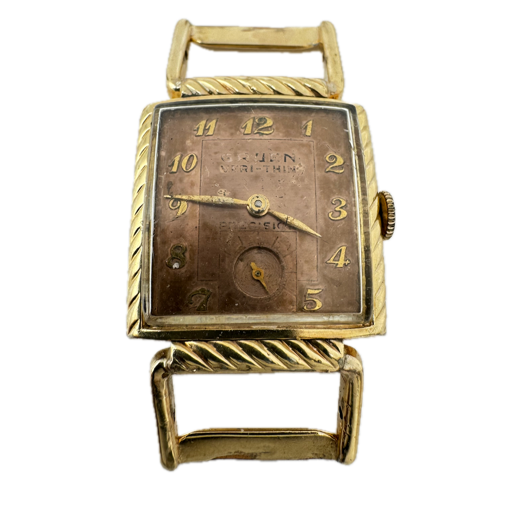 Vintage Gruen 430-456 Veri-Thin Driver Men's Mechanical Wristwatch 430 ...