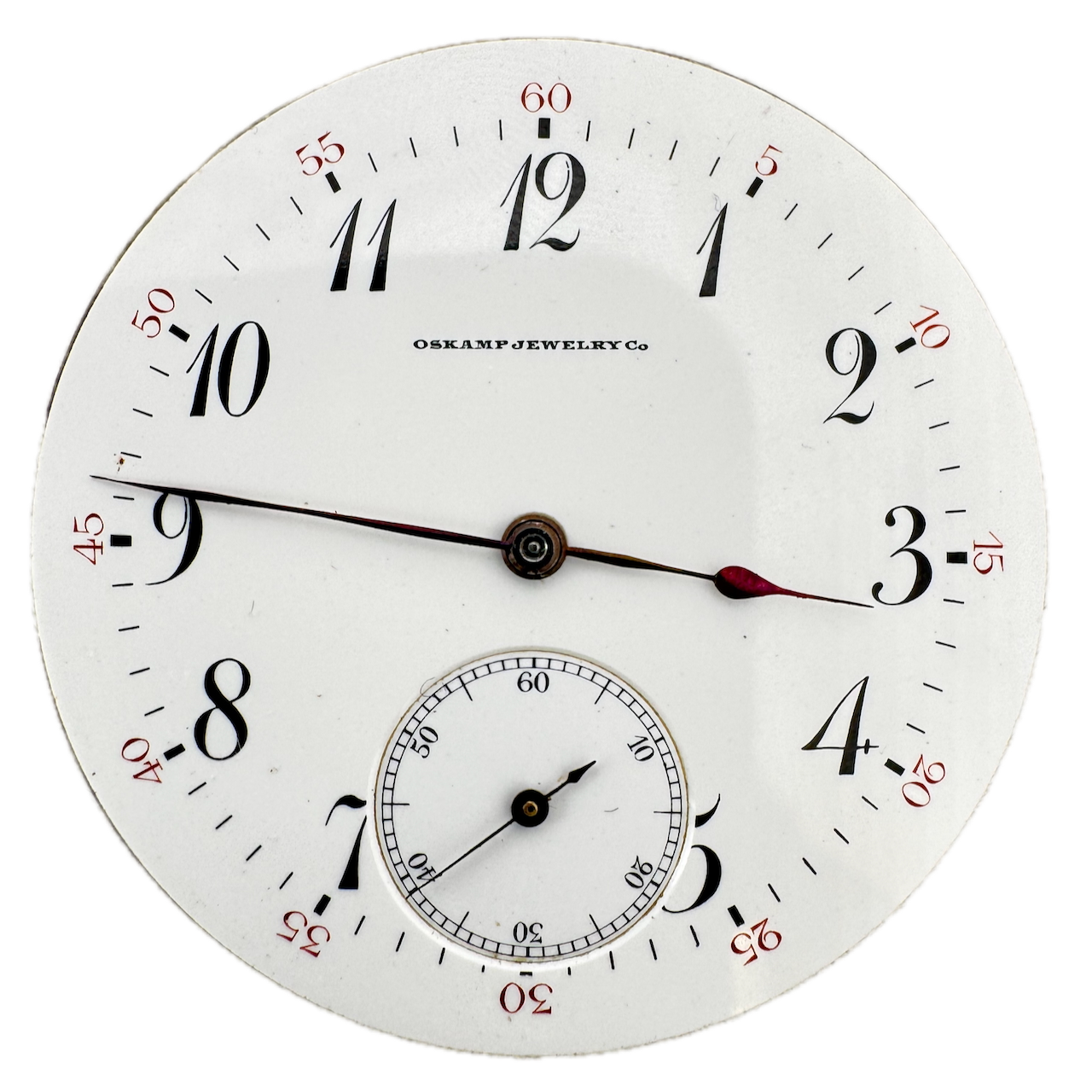 Antique 16s Longines Oskamp Mechanical Hunter Config. Pocket Watch Mov ...