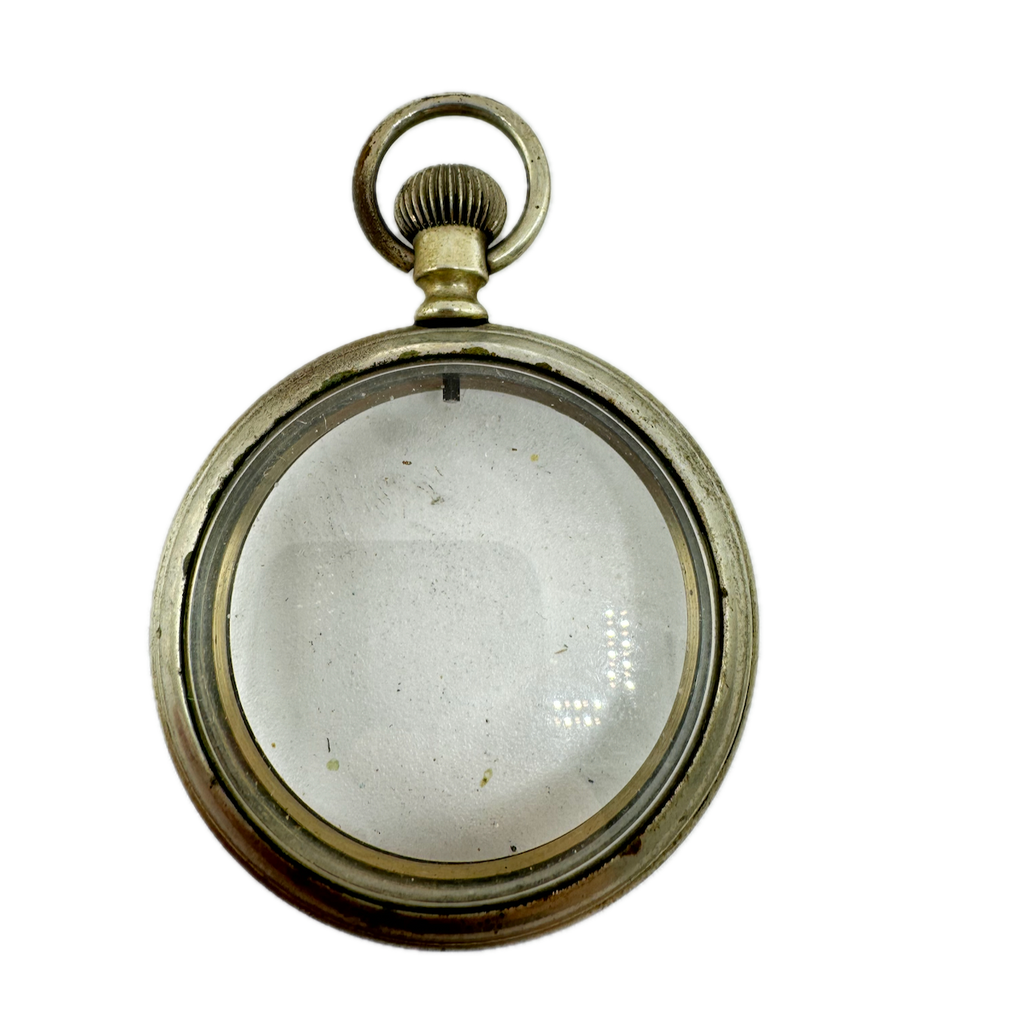 Antique 16 Size Hamilton Salesman Open Face Pocket Watch Case Nickel U ...
