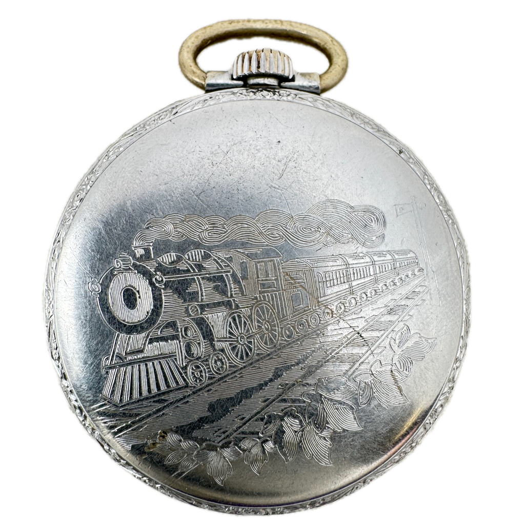 Antique 16s Star Emperor Art Deco Edge Open Face Pocket Watch Case Nic ...