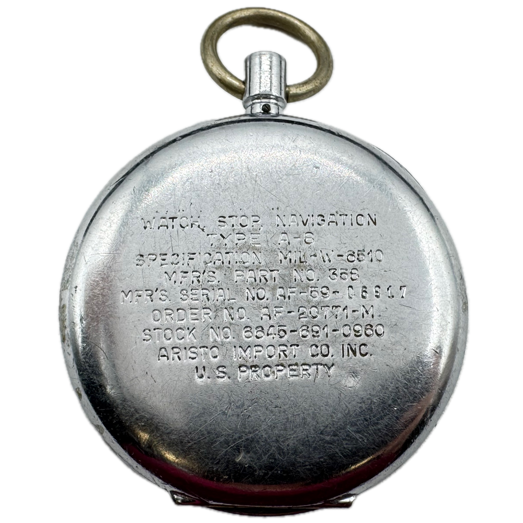 Antique 12s Aristo Import Co A8 Military Open Face Pocket Watch Case S ...
