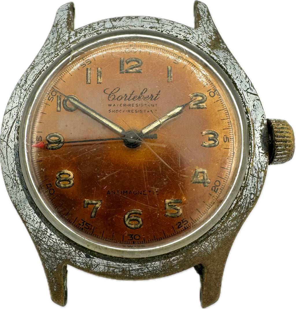 Vintage Cortebert 688 Sportsman Men's Mechanical Wristwatch Swiss Gold ...