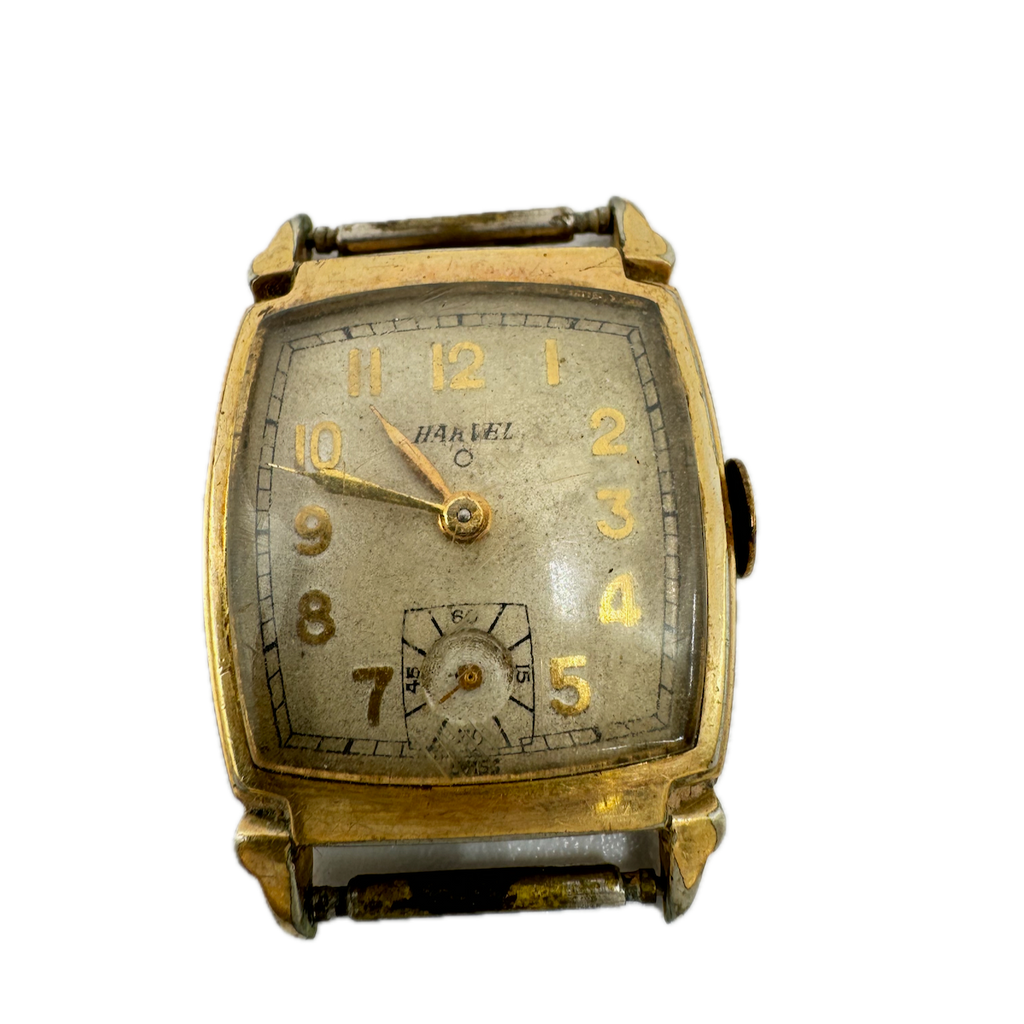 Vintage Harvel 9 Jewel Men's Mechanical Wristwatch 86 Swiss 10k RGP ...