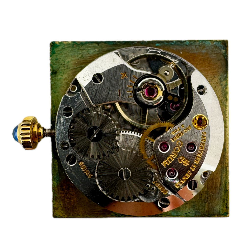 Vintage Corum Bark Dial Mechanical Ladies Wristwatch Movement ETA 2512 ...