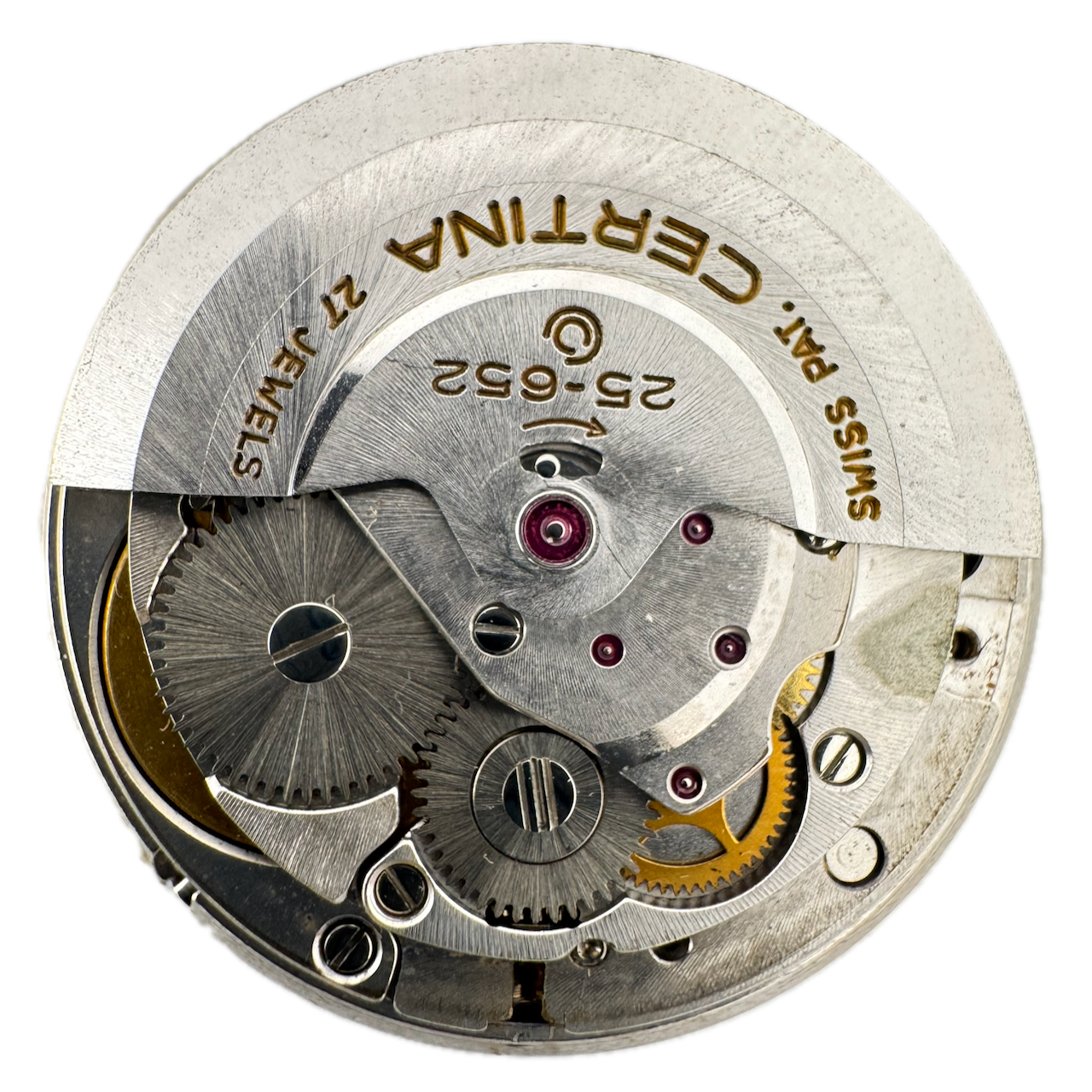 Vintage 28.5mm Certina Day-Date 27J Automatic Wristwatch Movement 25-6 ...