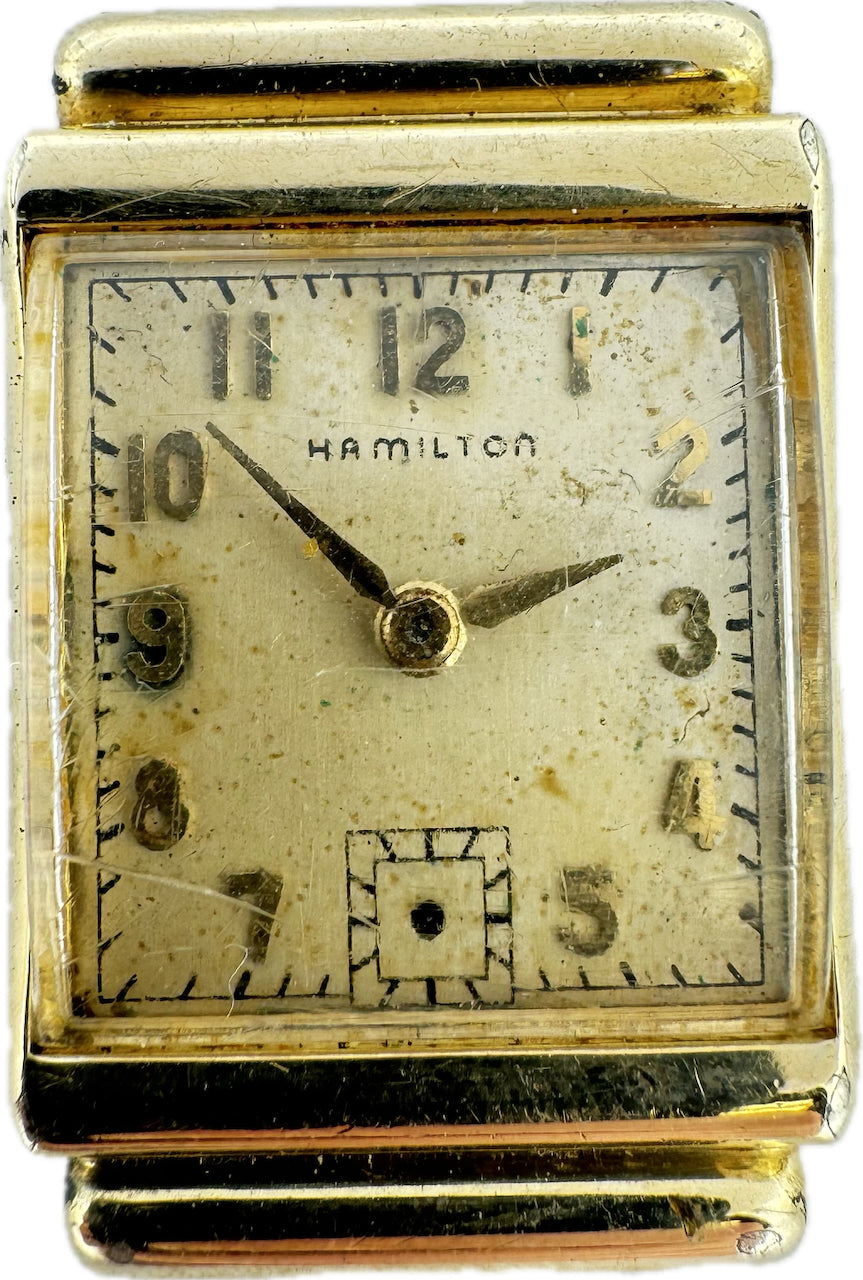 Vintage 1949 Hamilton Dodson 17 Jewel Men's Mechanical Wristwatch 980 ...