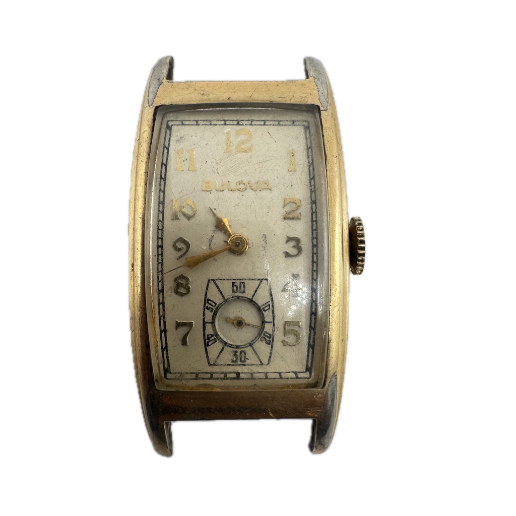 Vintage 20mm 1930 Bulova Minute Man Men's Mechanical Wristwatch 7 AP U ...