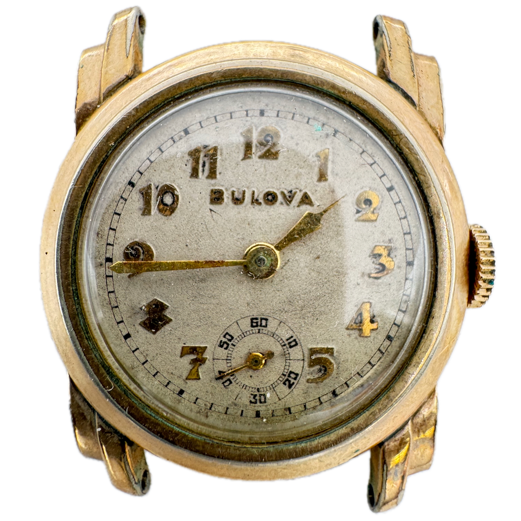 Vintage 1945 Bulova Jobber Men's Mechanical Wristwatch 10AE USA Steel ...